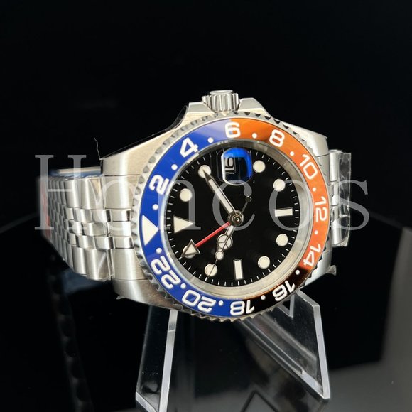 n/a | Accessories | Custom Made Gmt Mods Watch Automatic Movement Pepsi ...